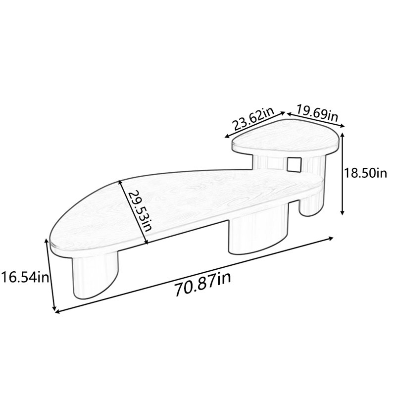 Bkoksety All solid wood multi-functional simple tea table | Wayfair